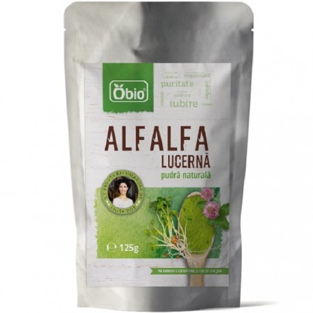Alfalfa lucerna pudra bio 125g Obio