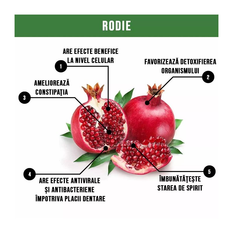 Suc de Rodie 100% Pur bio, fara zahar 500ml Health Nutrition