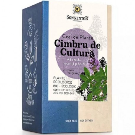 Ceai bio Cimbru de Cultura 18 Pliculete Sonnentor